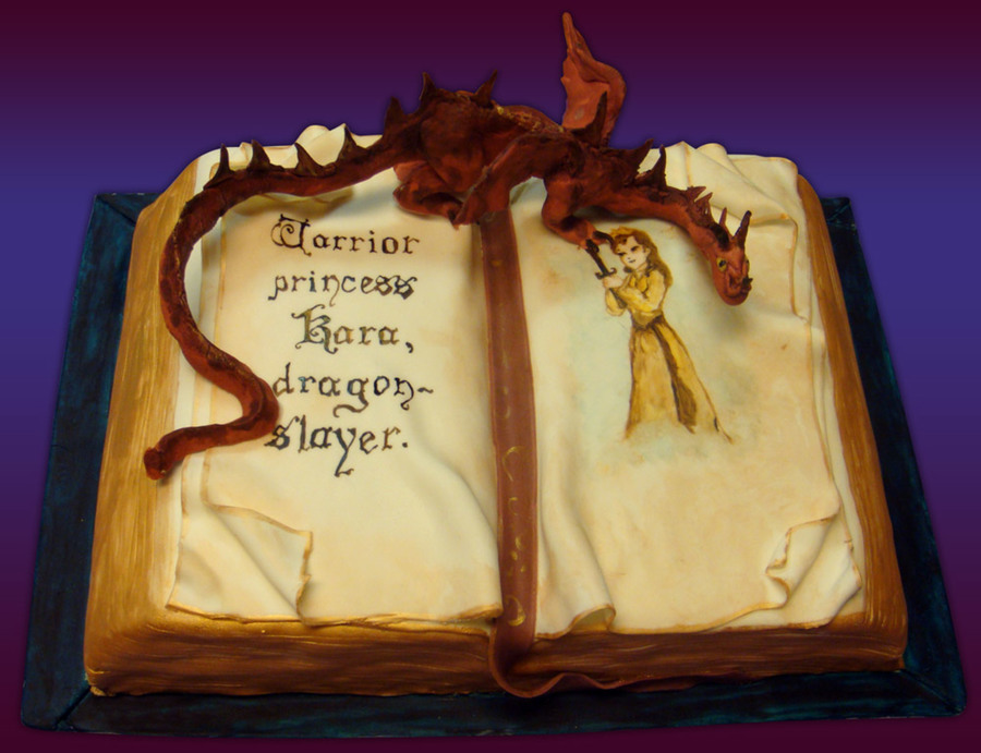 Ye Olde Dragon Slayer Cake - CakeCentral.com