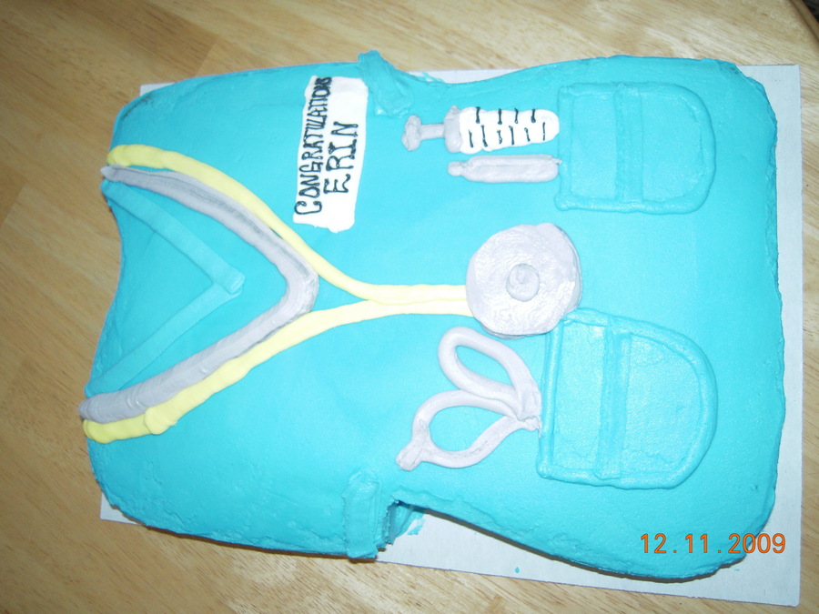 Scrubs Cake - CakeCentral.com