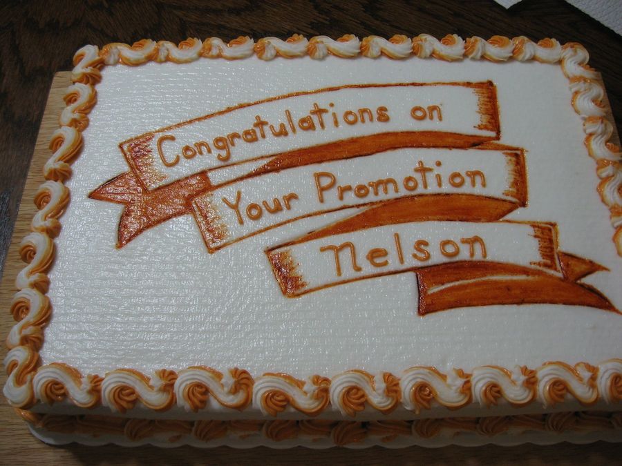 Promotion Cake - CakeCentral.com