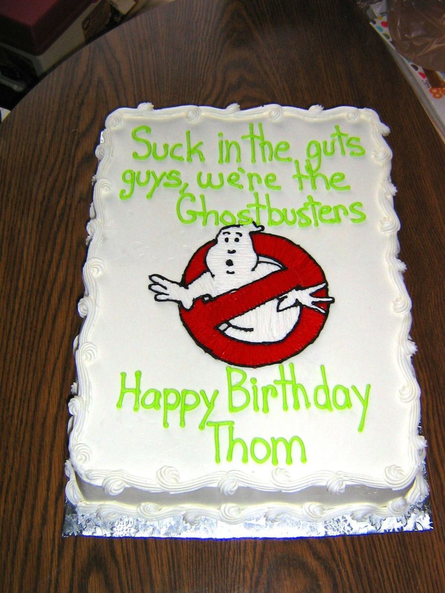 Ghostbusters Cake - CakeCentral.com