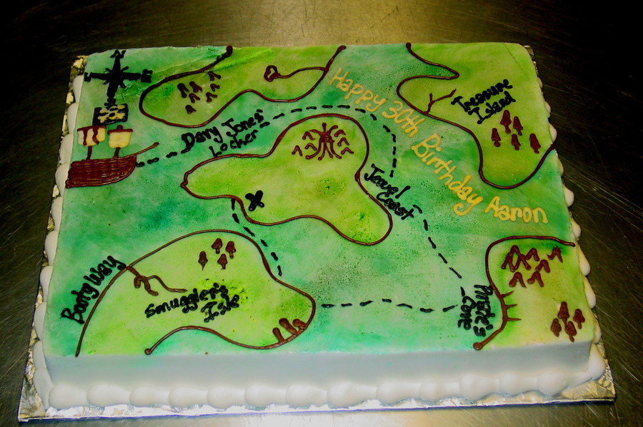 Treasure Map - CakeCentral.com