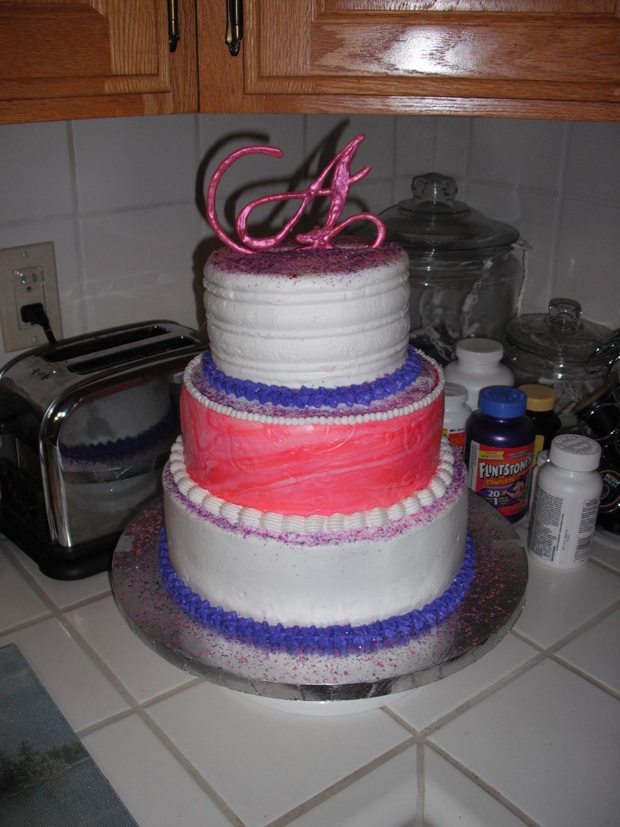 Paisley Birthday Cake - CakeCentral.com