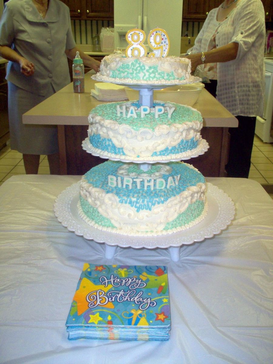 3-Tier Birthday Cake - CakeCentral.com