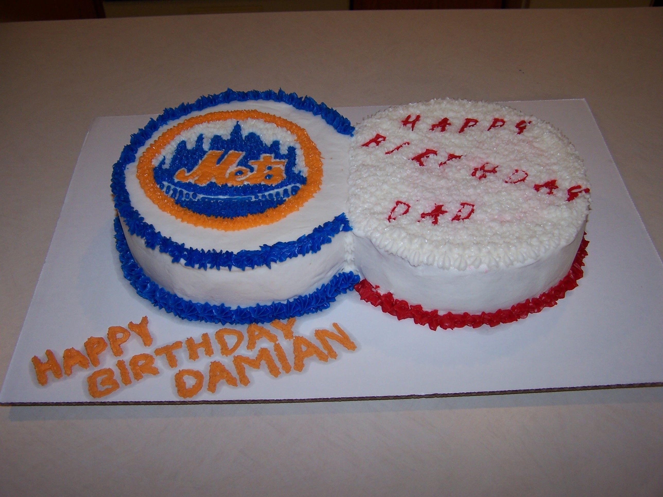 Mets Birthday Cake - CakeCentral.com