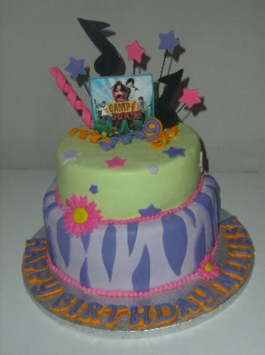 Camp Rock Birthday Cake - CakeCentral.com