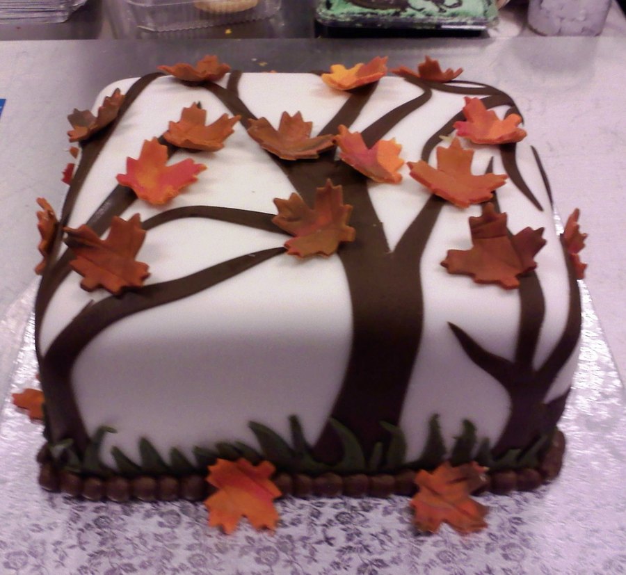 Falling Leaves - CakeCentral.com