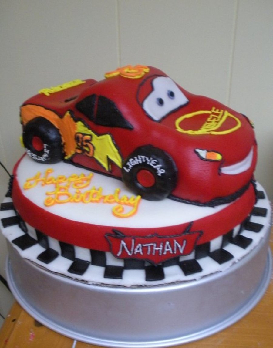Cars : Lightning Mcqueen - CakeCentral.com