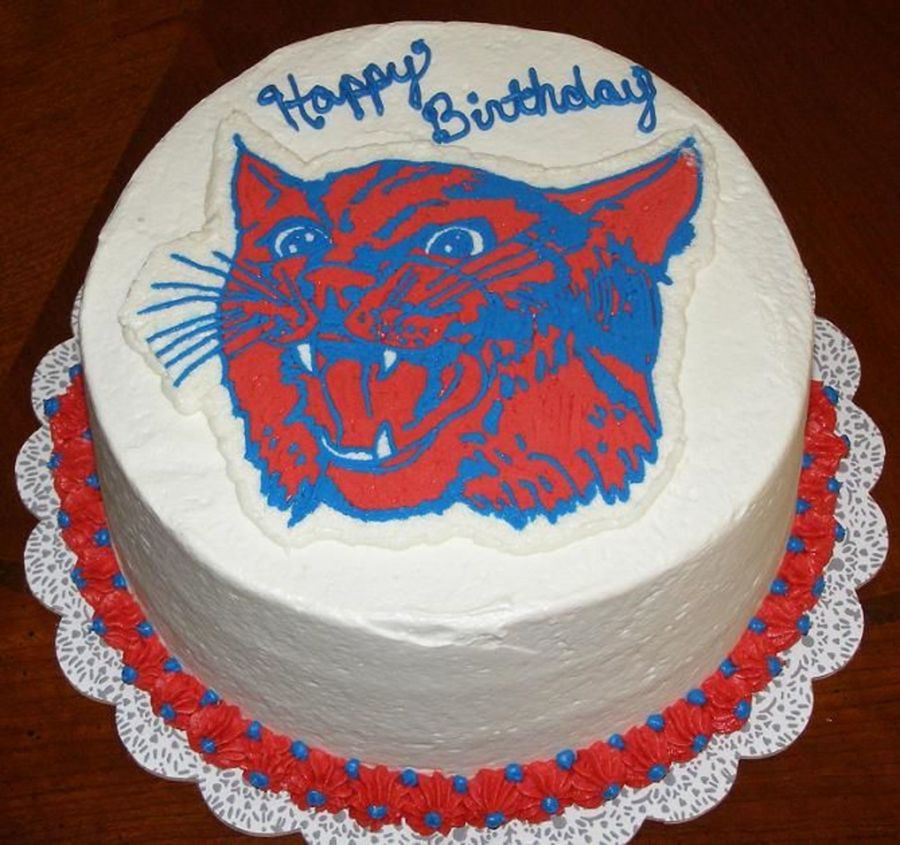 Fbct Wildcat Birthday Cake - CakeCentral.com