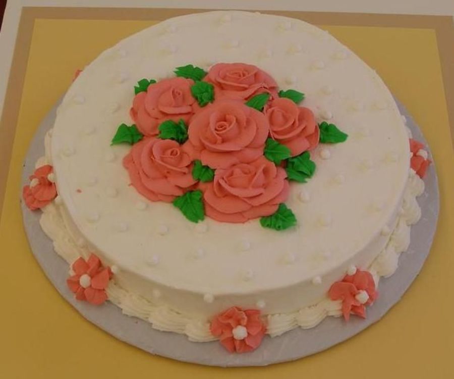 Wilton Course 1 Sample Cake - CakeCentral.com