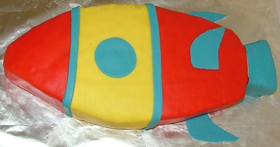 Rocket Ship Cake - CakeCentral.com