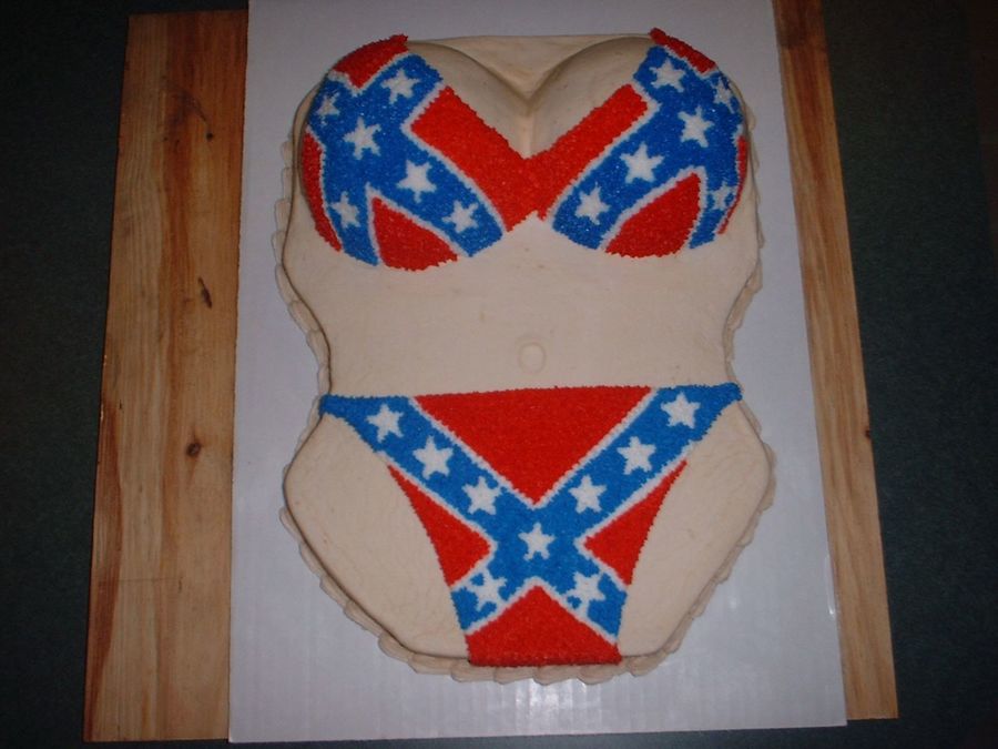 Rebel Flag Bikini - CakeCentral.com