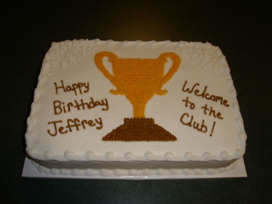 Trophy Cake - CakeCentral.com