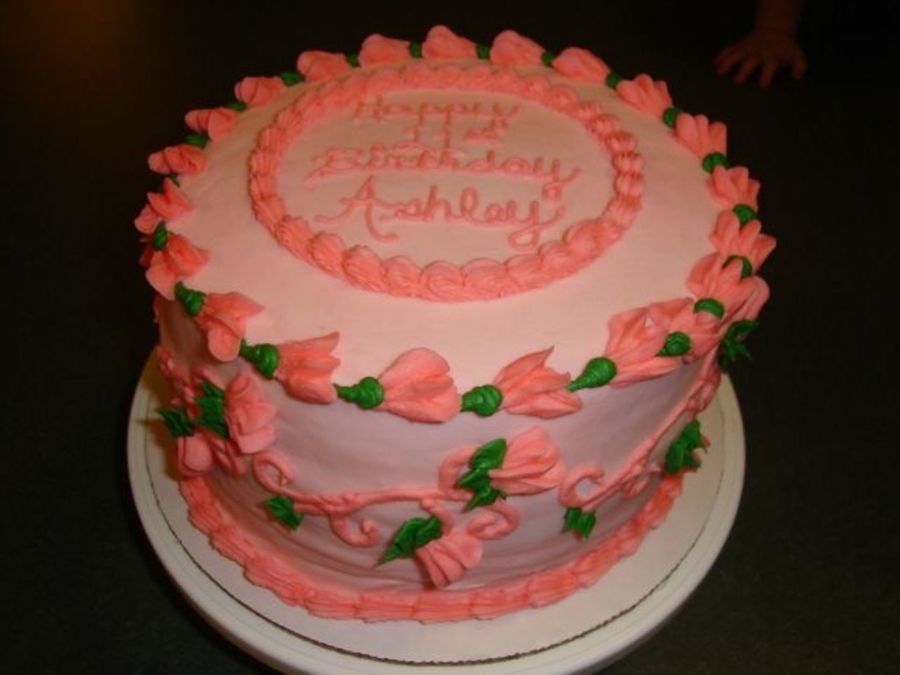 Sweetpeas Side View - CakeCentral.com