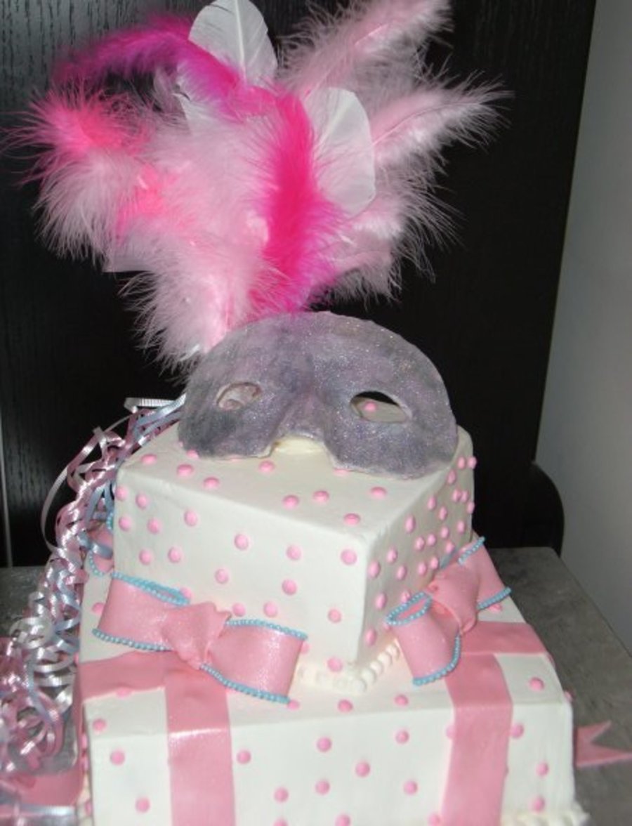 Mask Cake - CakeCentral.com