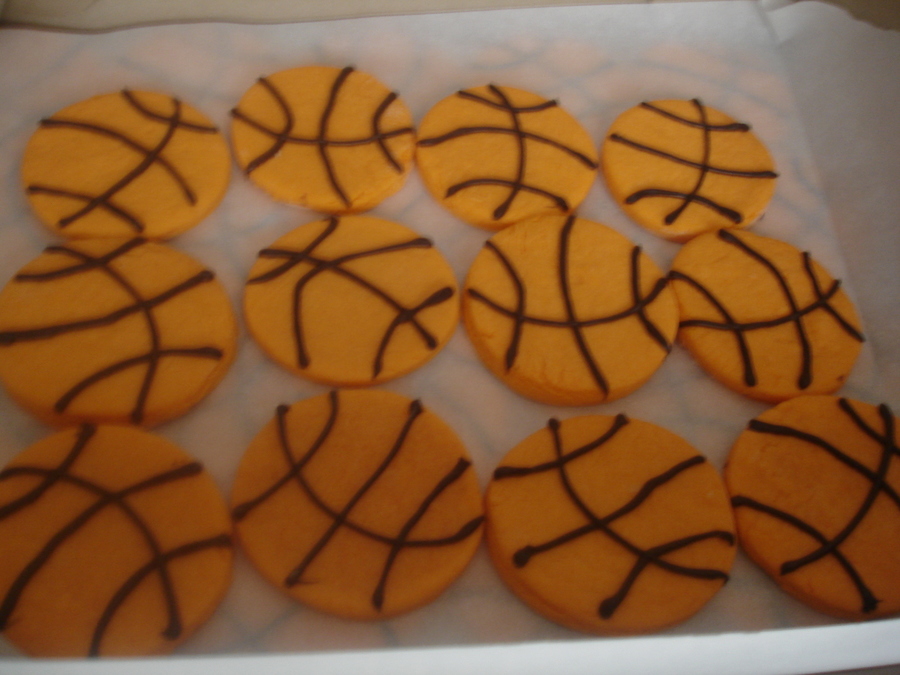 Basketball Cookies - CakeCentral.com