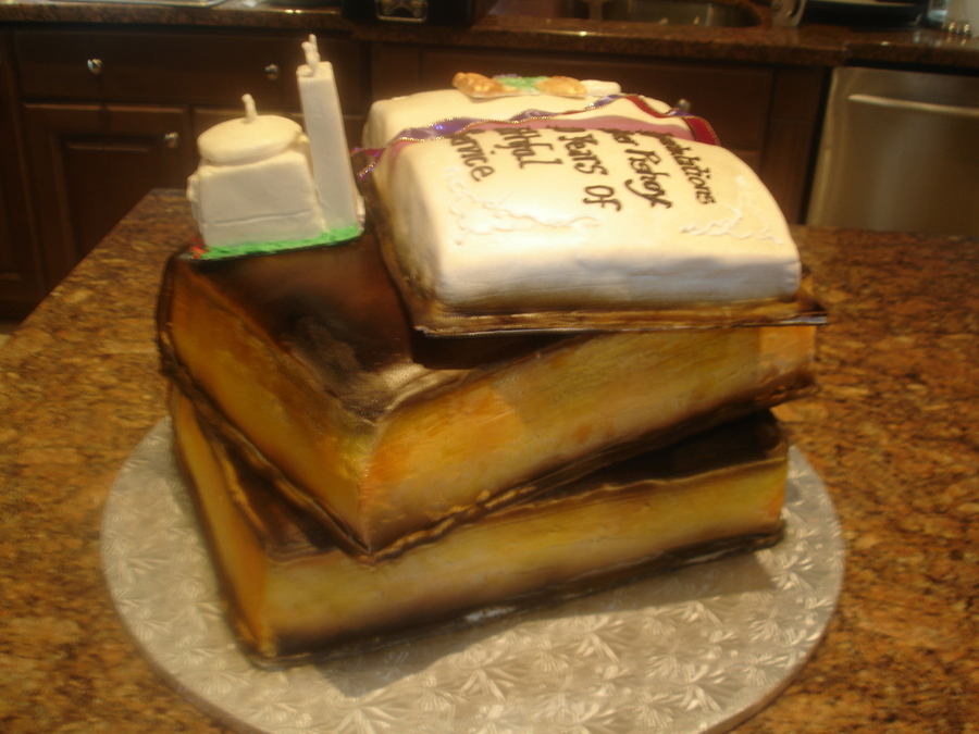 Anniversary Cake For A Priest - CakeCentral.com