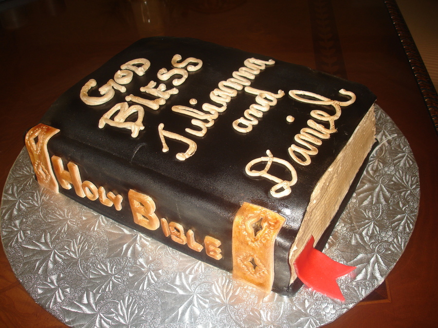 Bible Birthday Cake - CakeCentral.com