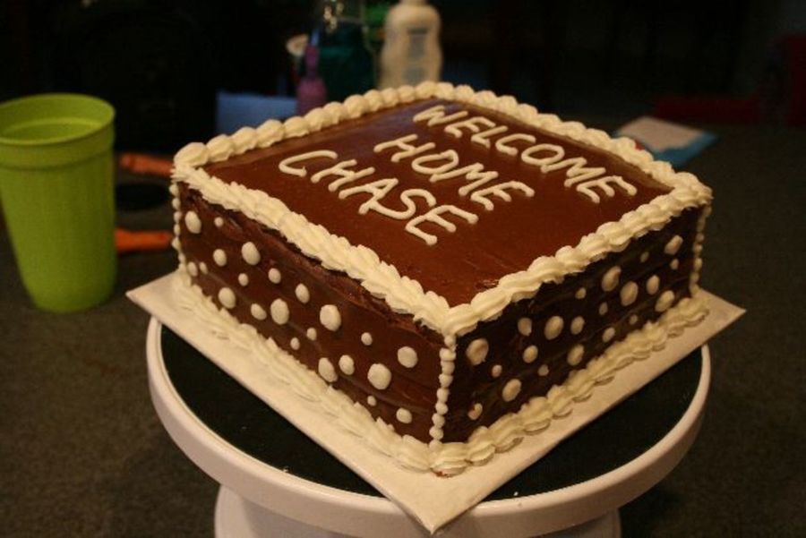 Welcome Home Cake - CakeCentral.com