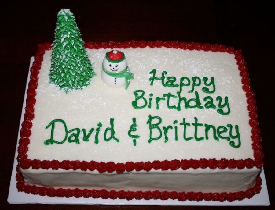 Snowman Sheet Cake - CakeCentral.com