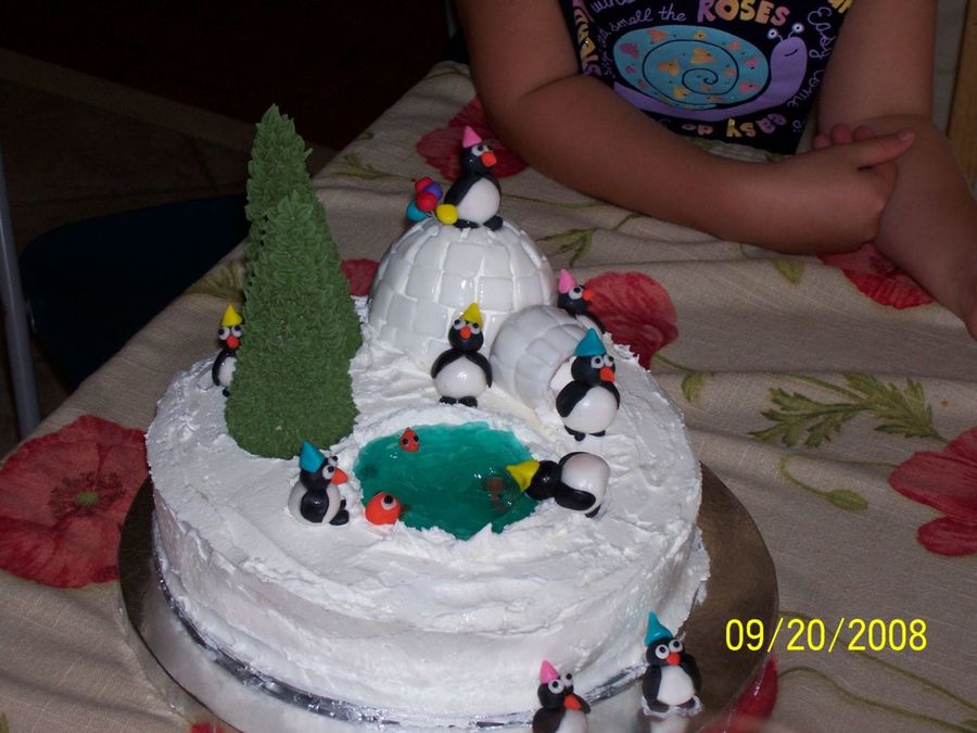 Penguin Igloo Party - CakeCentral.com