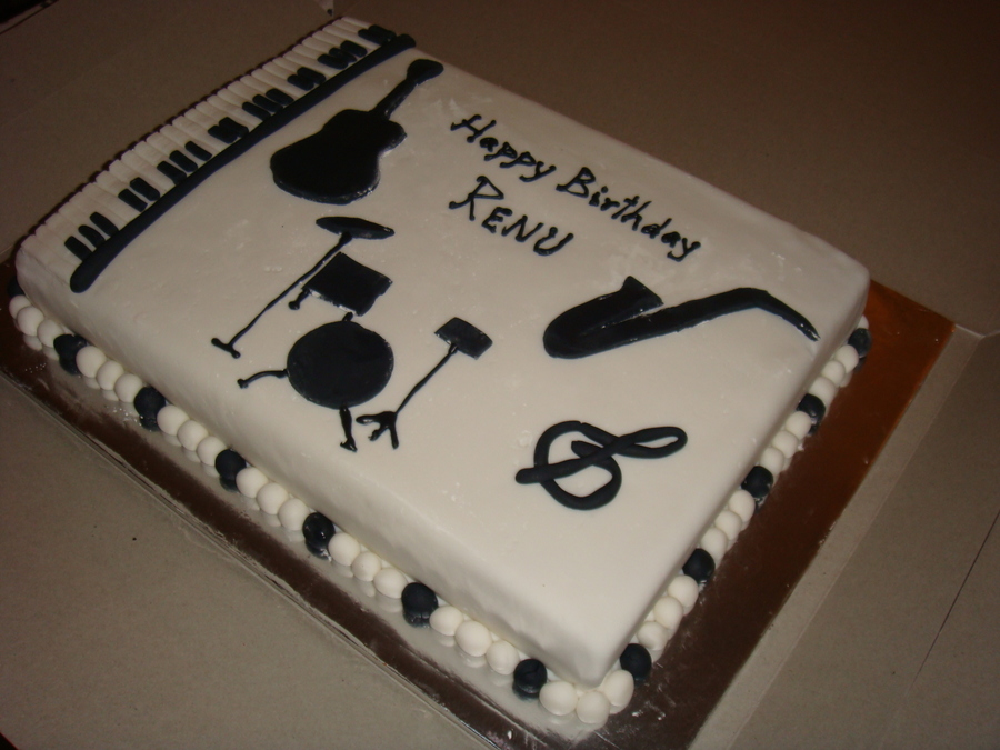 Jazz Themed Cake - CakeCentral.com
