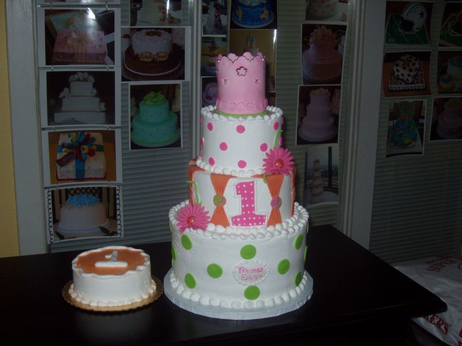 Emma's 1St Birthday Cake - CakeCentral.com
