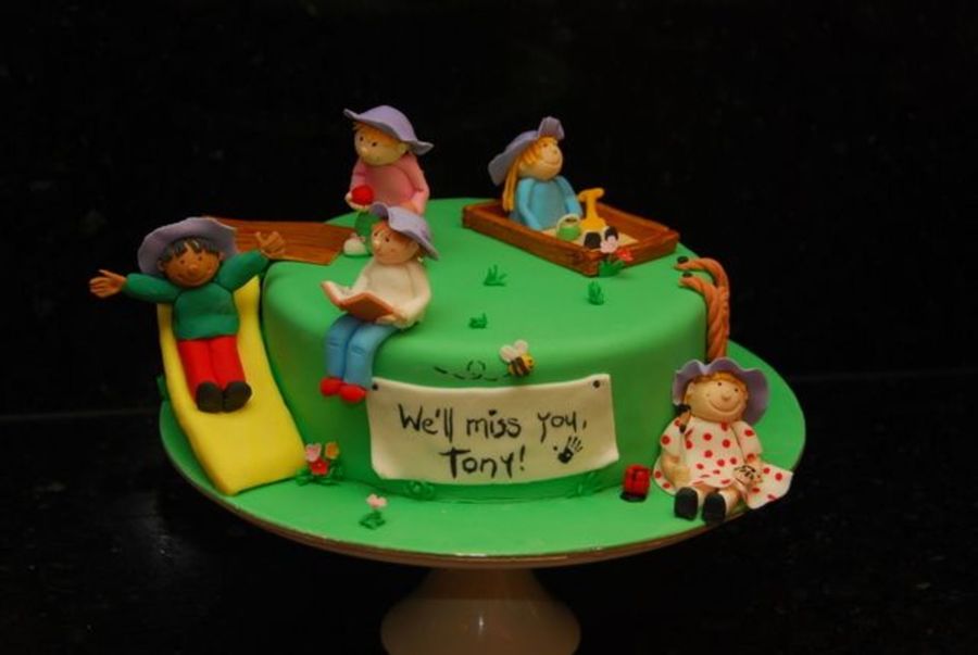 Childcare Worker Farewell Cake - CakeCentral.com