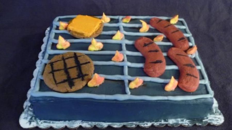 Bbq Grill Cake - CakeCentral.com