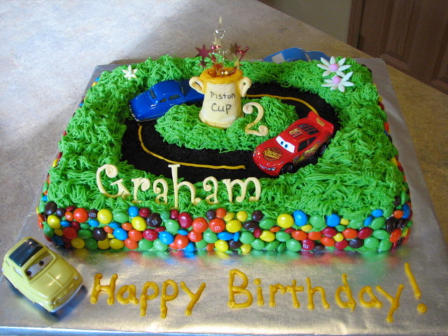 Cars Race Track Cake - CakeCentral.com