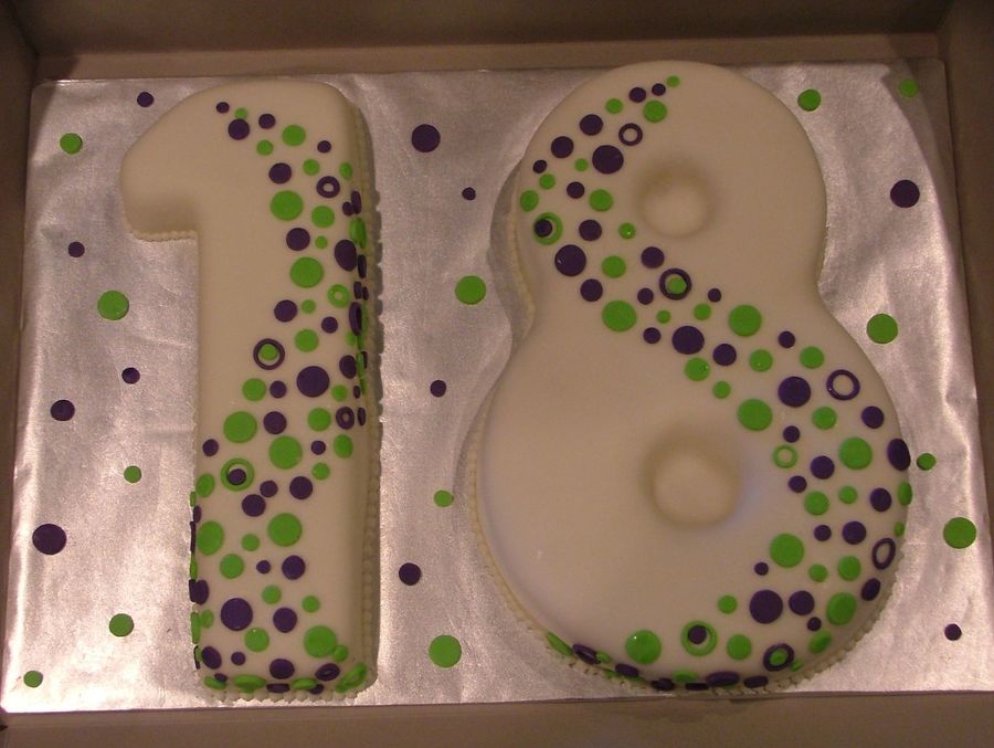 Number 18 Cake - CakeCentral.com