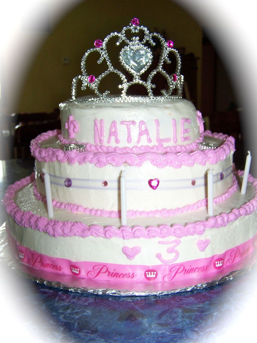 Birthday Princess Tiara Cake - CakeCentral.com