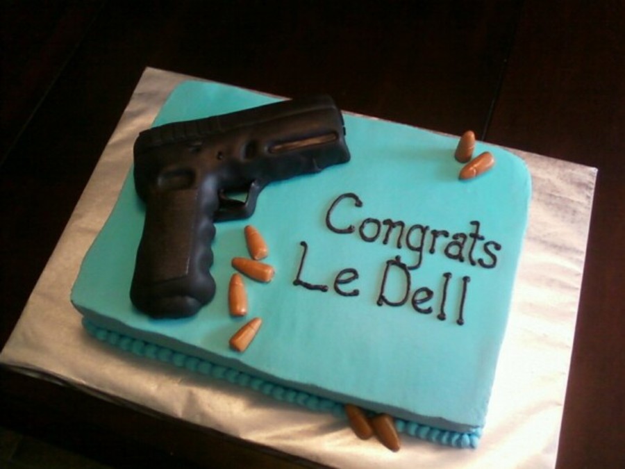 Glock Cake - CakeCentral.com