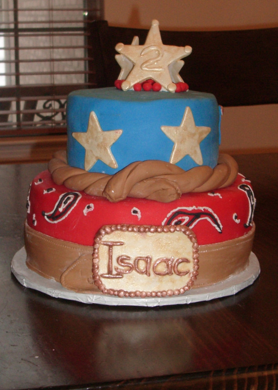 Cowboy Cake For Isaac - CakeCentral.com