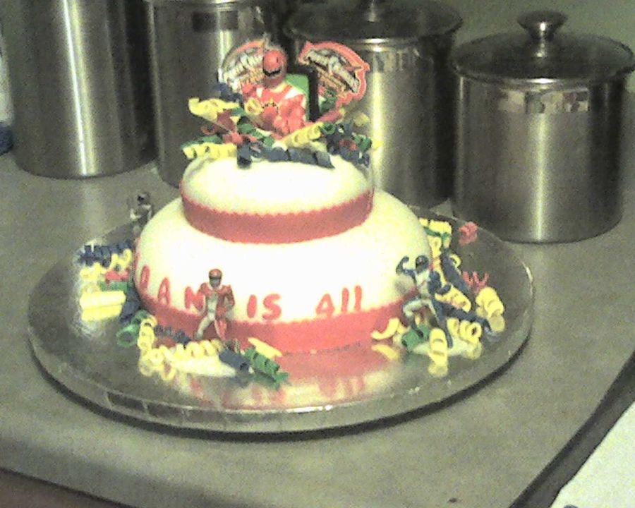 Power Ranger Cake - CakeCentral.com