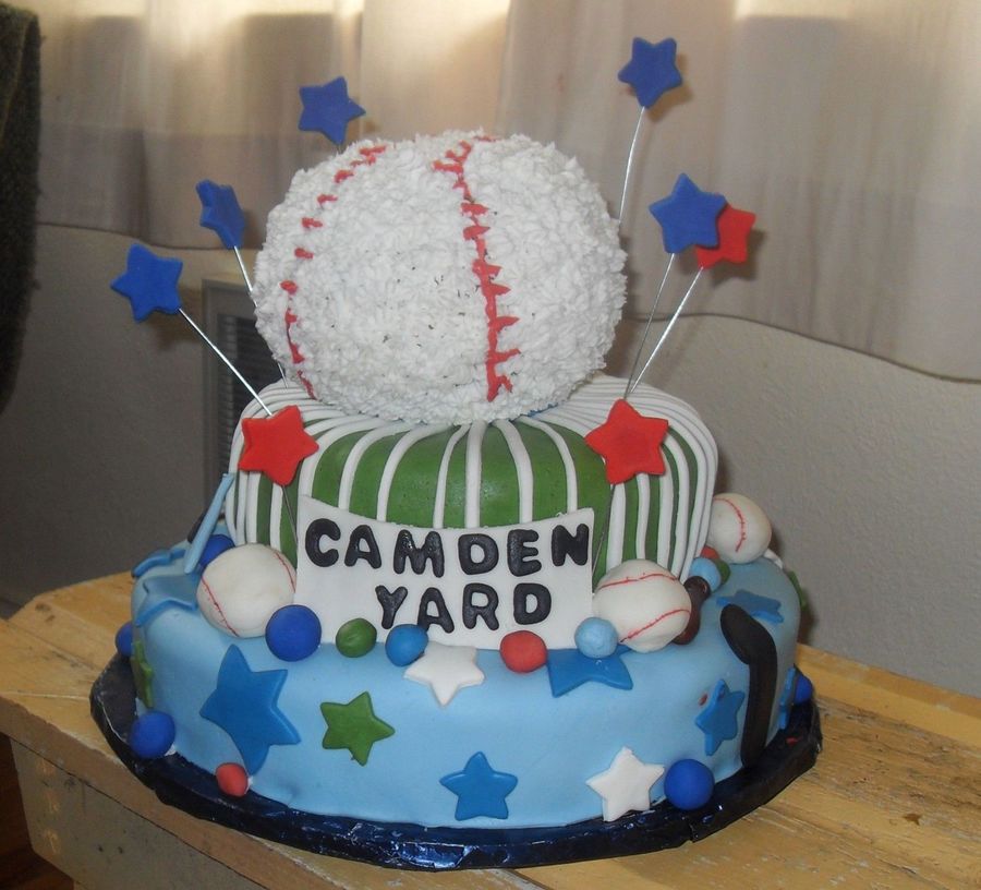 1St Birthday - Baseball - CakeCentral.com