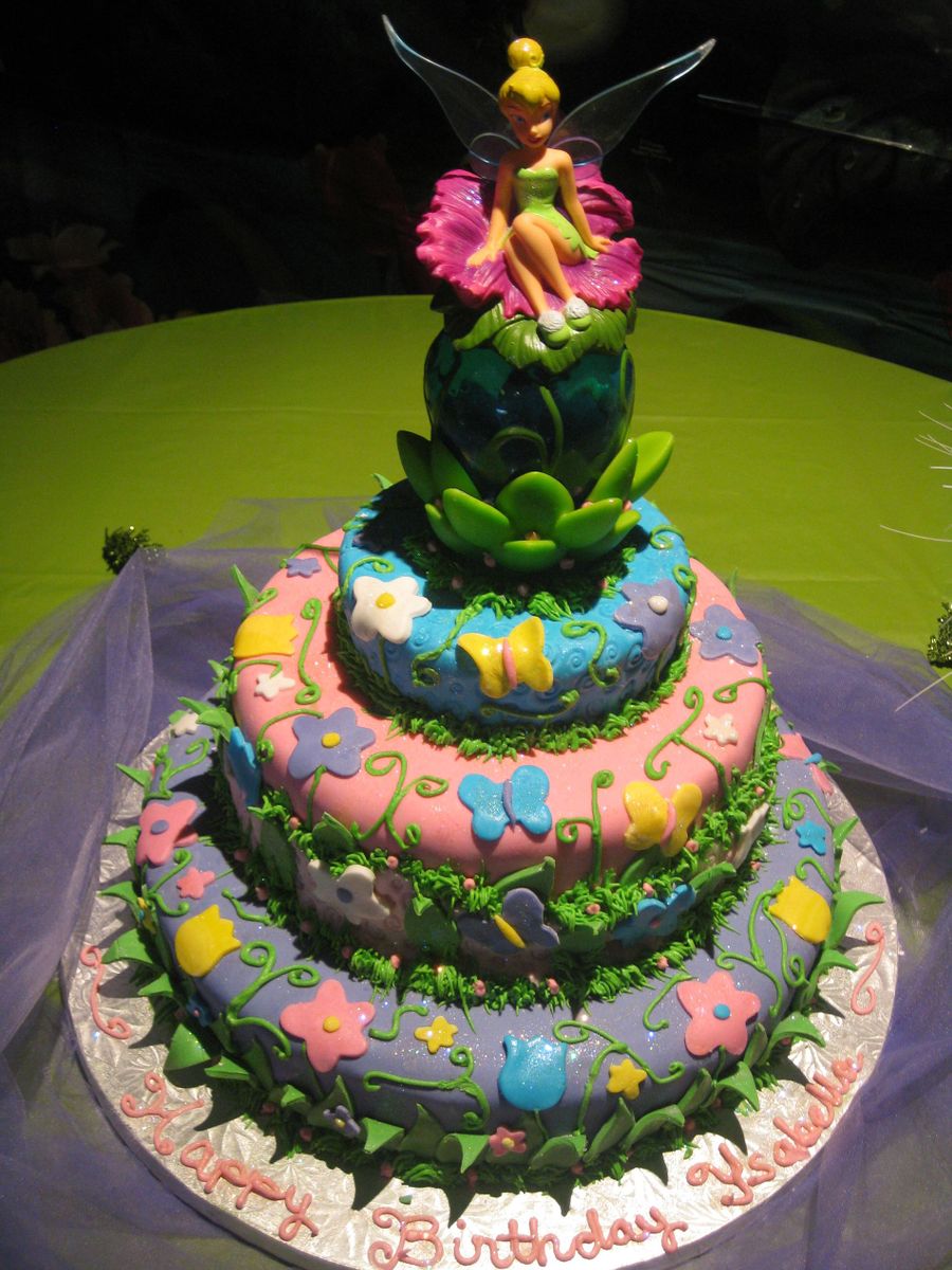 Tinkerbell Cake - CakeCentral.com