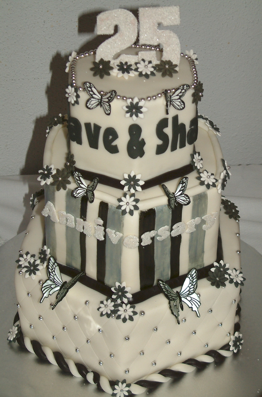 25 Anniversary Cake - CakeCentral.com