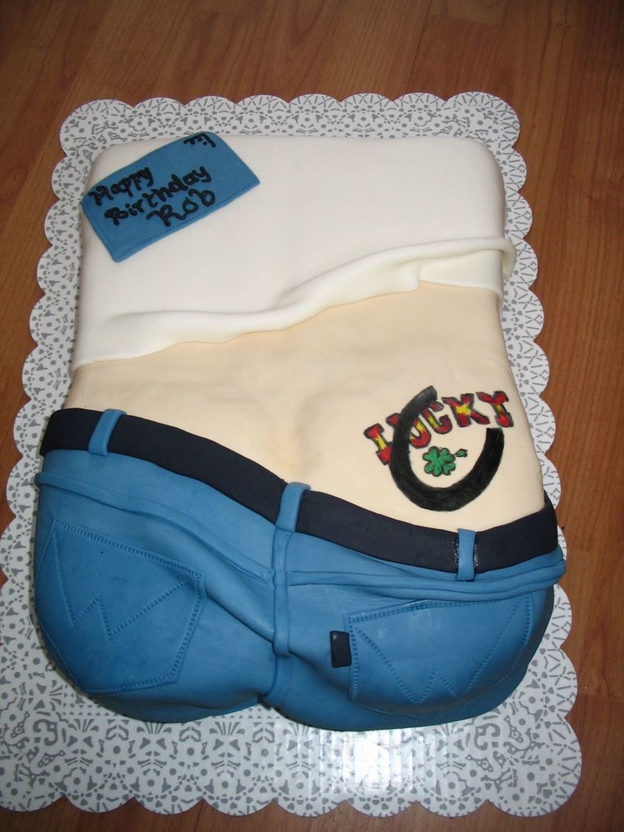 Butt With Tatoo - CakeCentral.com