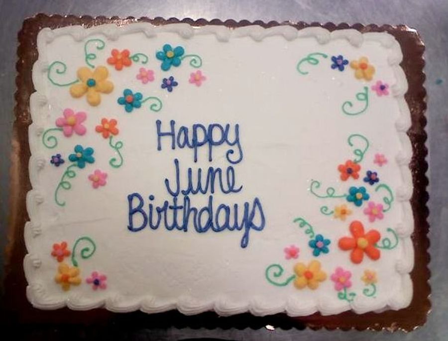 June Birthdays Flowers - CakeCentral.com