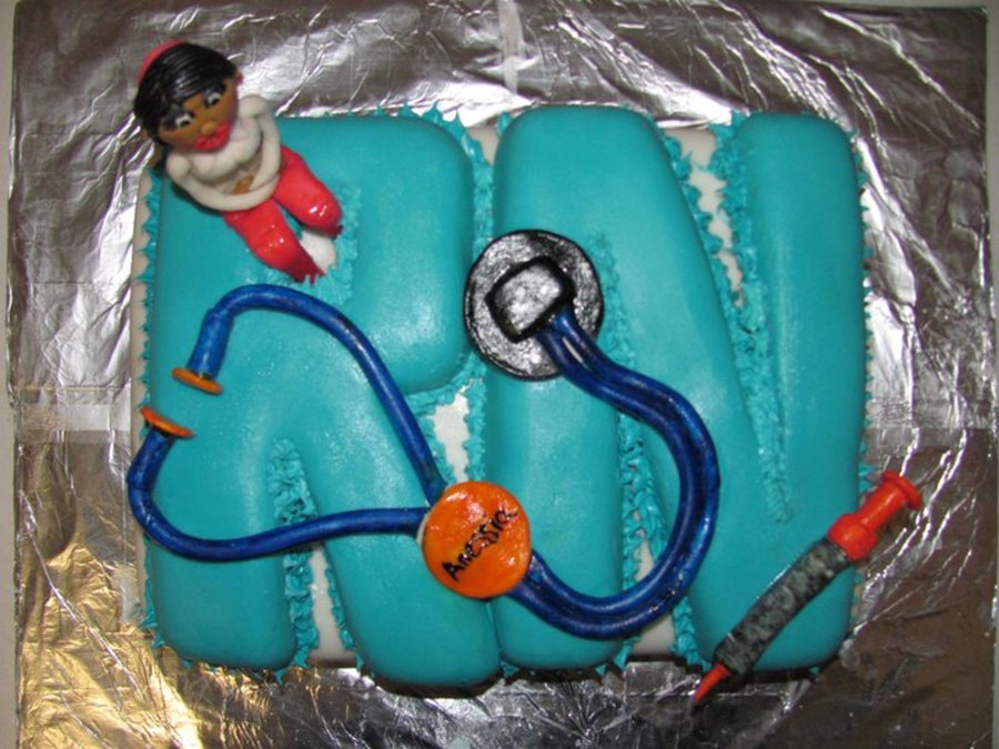Rn Graduation Cake - CakeCentral.com