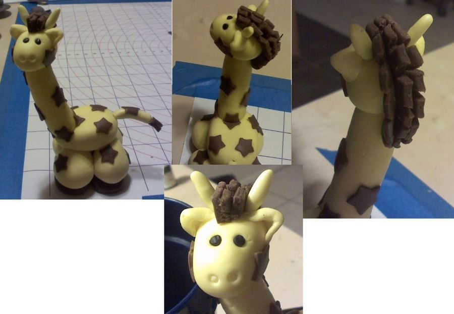 Fondant Giraffe - CakeCentral.com