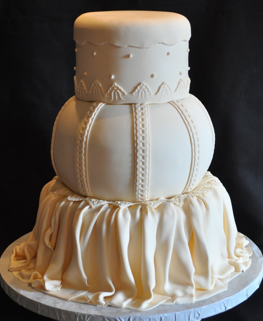 Victorian Wedding Cake - CakeCentral.com