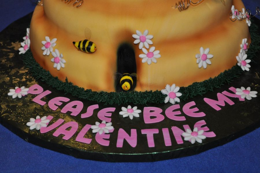 Bee Mine Cake - CakeCentral.com