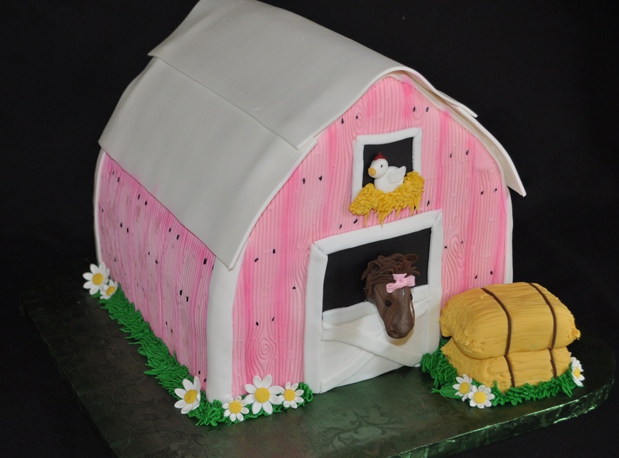 Pink Barn - CakeCentral.com