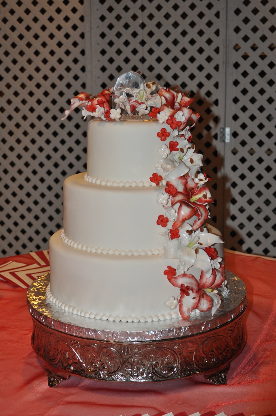 Lily Wedding Cake - CakeCentral.com