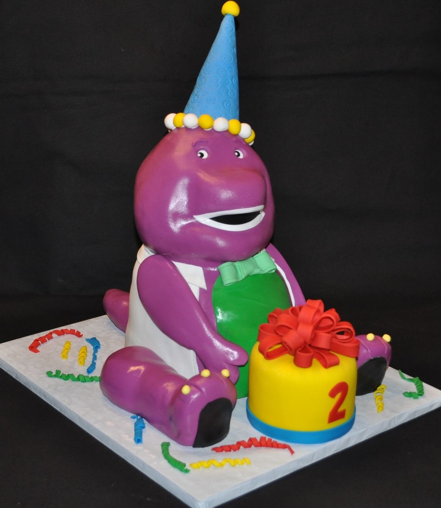 Barney Cake - CakeCentral.com