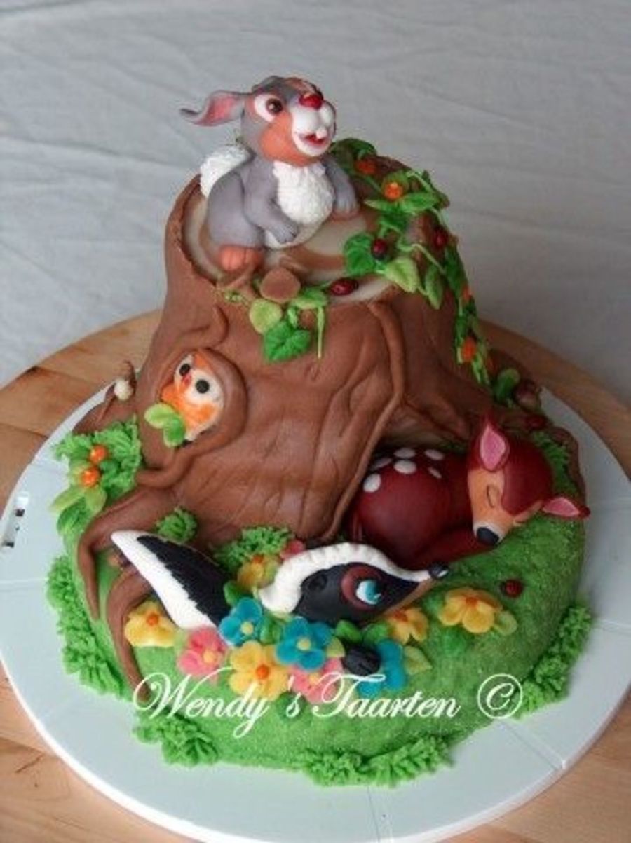 Bambi And Friends - CakeCentral.com
