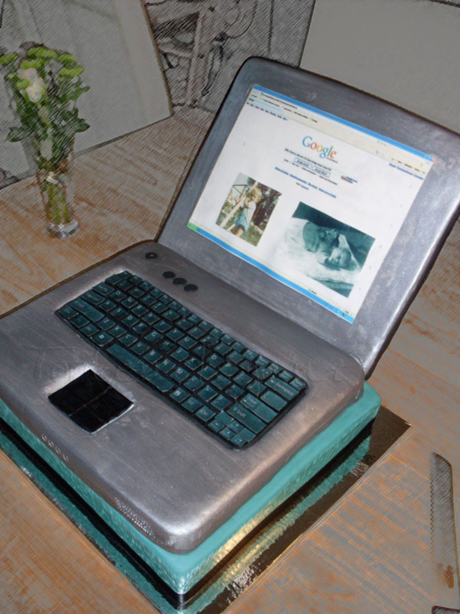 Complete Edable And Open Notebook Cake - CakeCentral.com