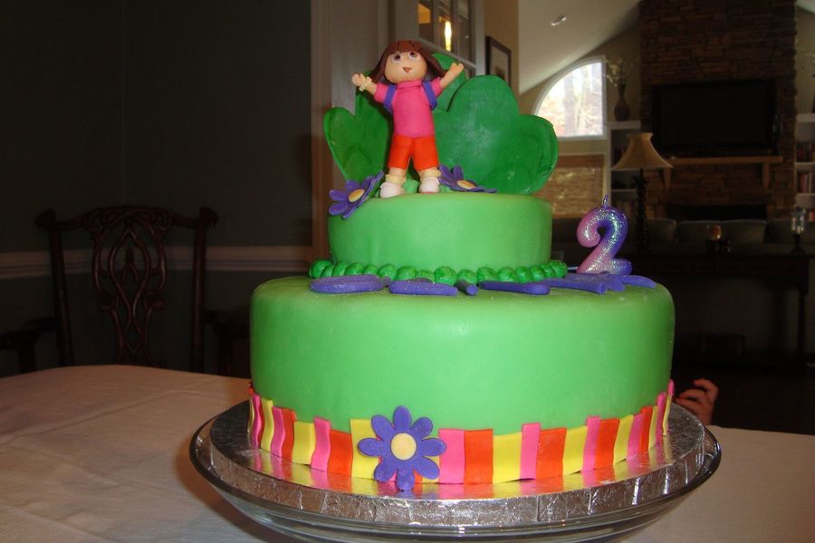 Dora The Explorer (Front View) - CakeCentral.com