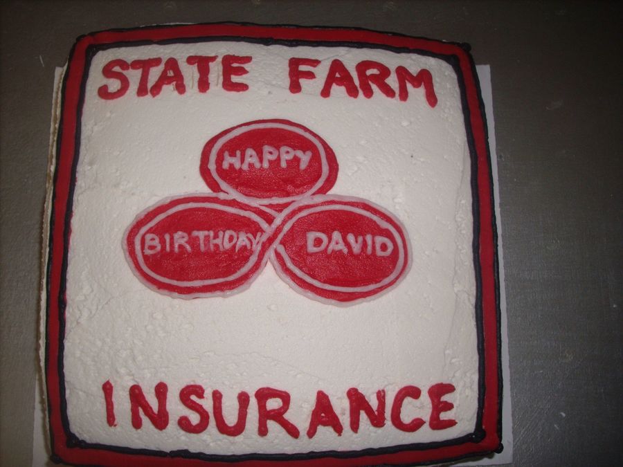 State Farm Birthday Cake - CakeCentral.com